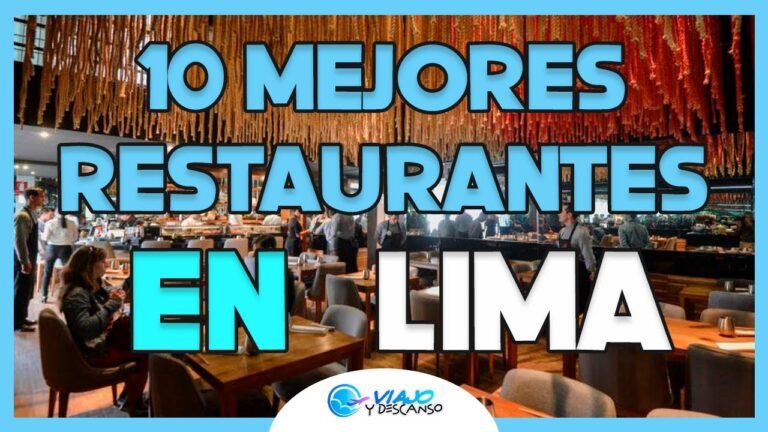 Top 10 Restaurantes de Lujo en Lima que Realmente Valen la Pena Visitar ...